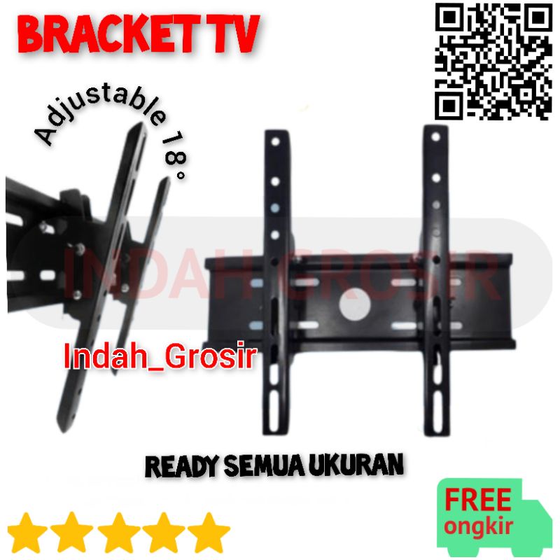 Jual BRACKET TV lcd led 60" 55" 50" 49" 48" 45" 43" 42" 40" 39" 32" 29 ...