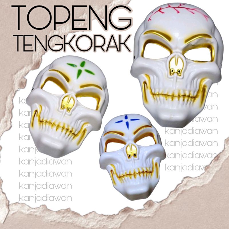 Jual Topeng Tengkorak Kostum Halloween Topeng Pesta Kostum Drama ...