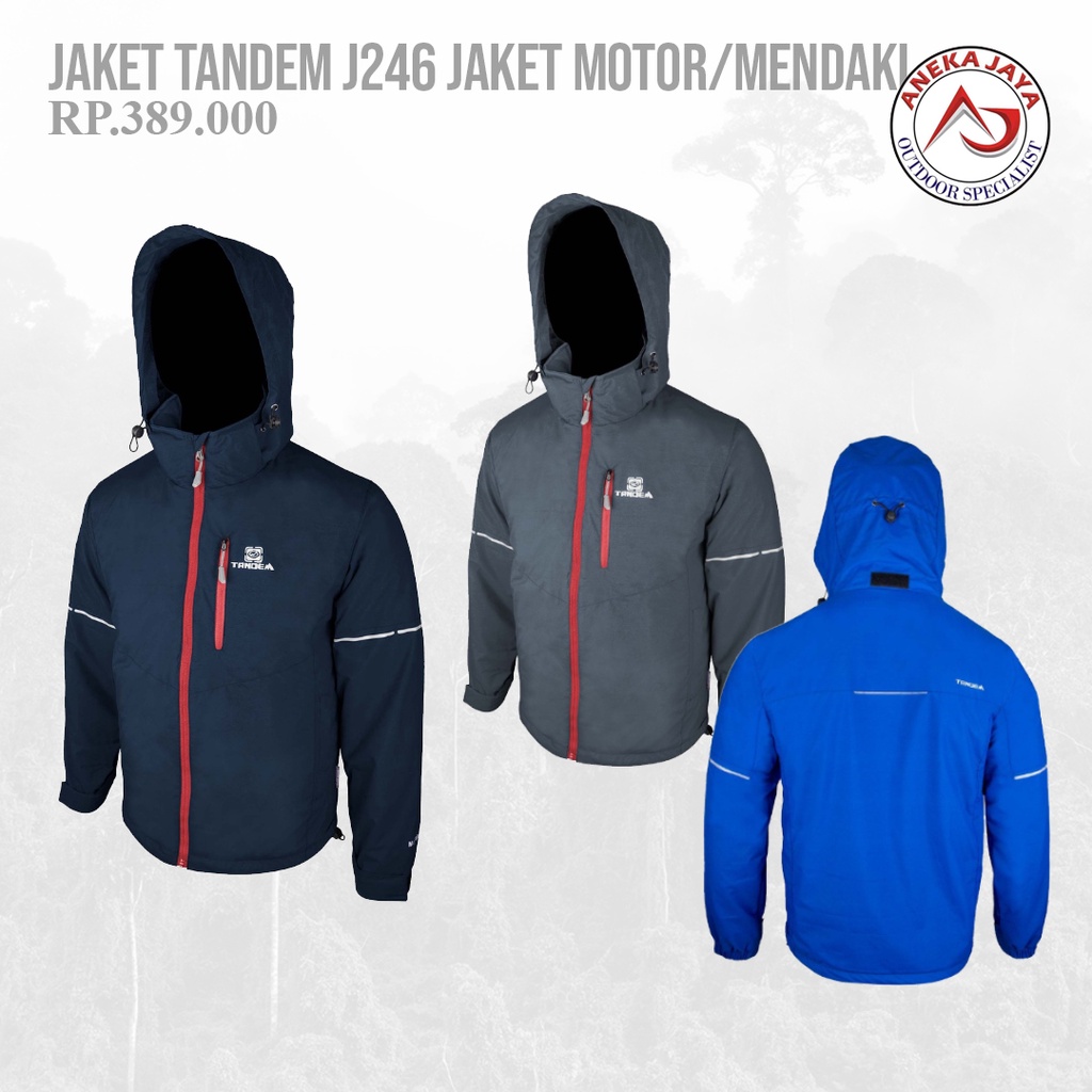 Jual JAKET MENDAKI CAMPING MOTOR TANDEM J246 | Shopee Indonesia