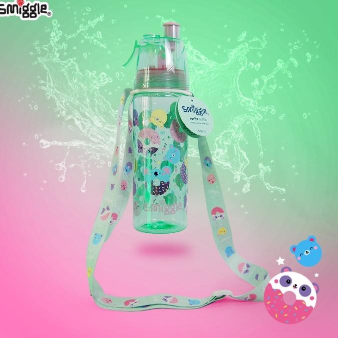 Jual Harga Murah.. SMIGGLE LIVELY SPRITZ SPRAY WATERBOTTLE 560ML DENGAN ...