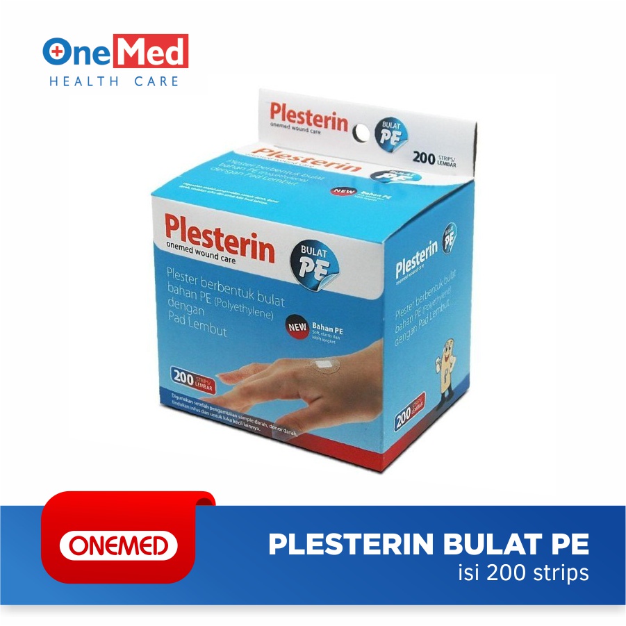 Jual ONEMED Plesterin Bulat PE Transparan Anti Air box isi 200pcs OOF ...