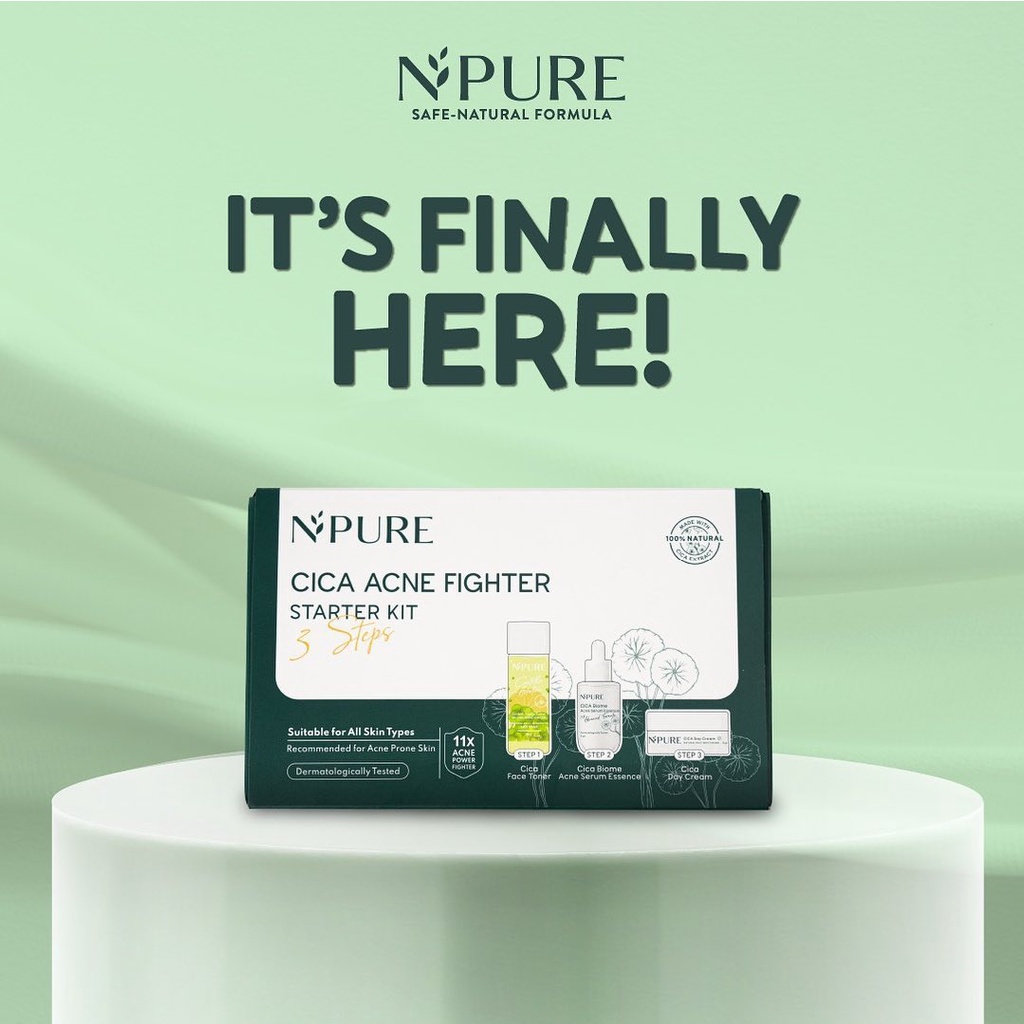 Jual NPURE N'PURE Cica Acne Fighter Starter Kit - Centella Asiatica ...