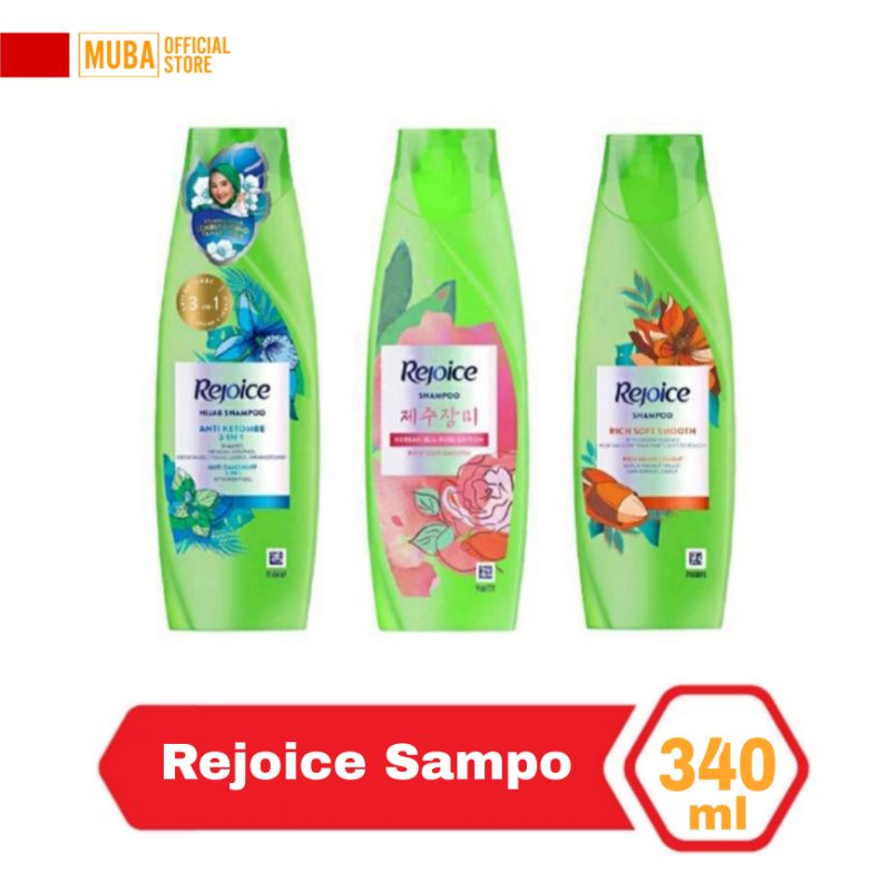 Jual Sampo Rejoice Hijab Shampoo Anti Dandruff 3in1 340 ml - Perawatan Anti Ketombe | Shopee ...