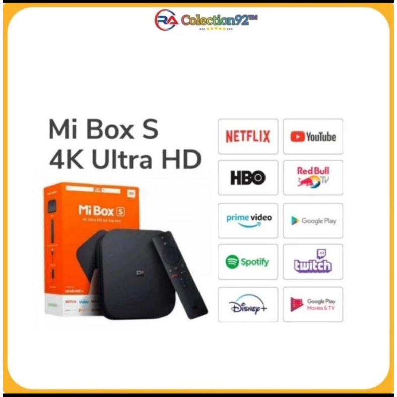 Jual MI BOX S - 4K Ultra HD Smart Android TV - | Shopee Indonesia