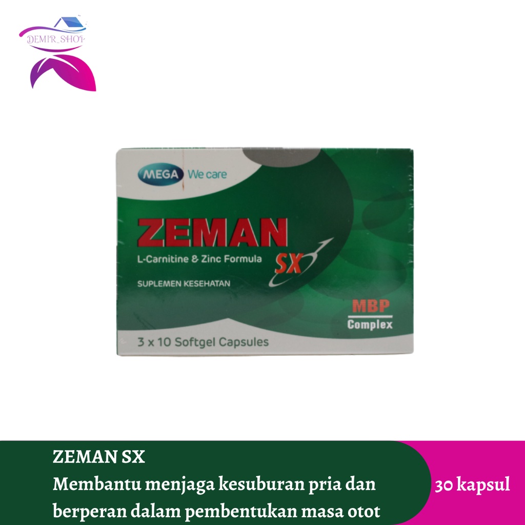 Jual Zeman SX Meningkatkan Kesuburan Pria / Suplemen Fertility / Promil ...