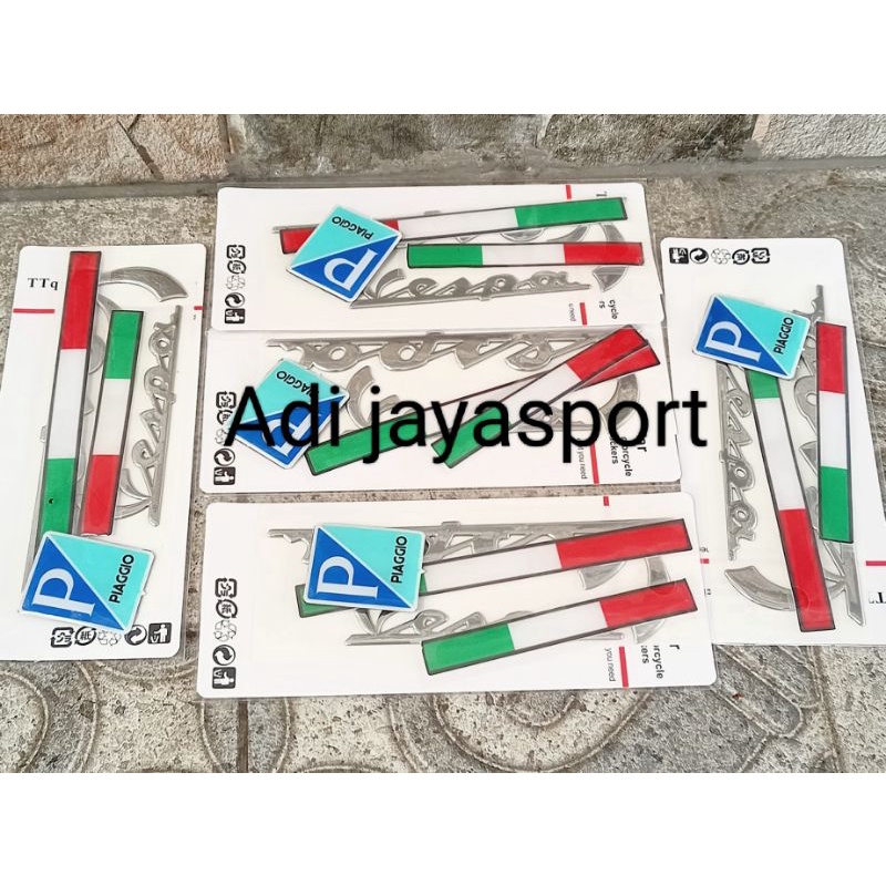 Jual Emblem Tulisan Vespa Uwinfly T3 Exotic Sprinter Prime Bf Goodrich ...