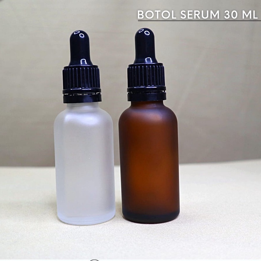 Jual (Paket 384 pcs) Botol pipet 30ml tebal ring segel hitam / Botol ...