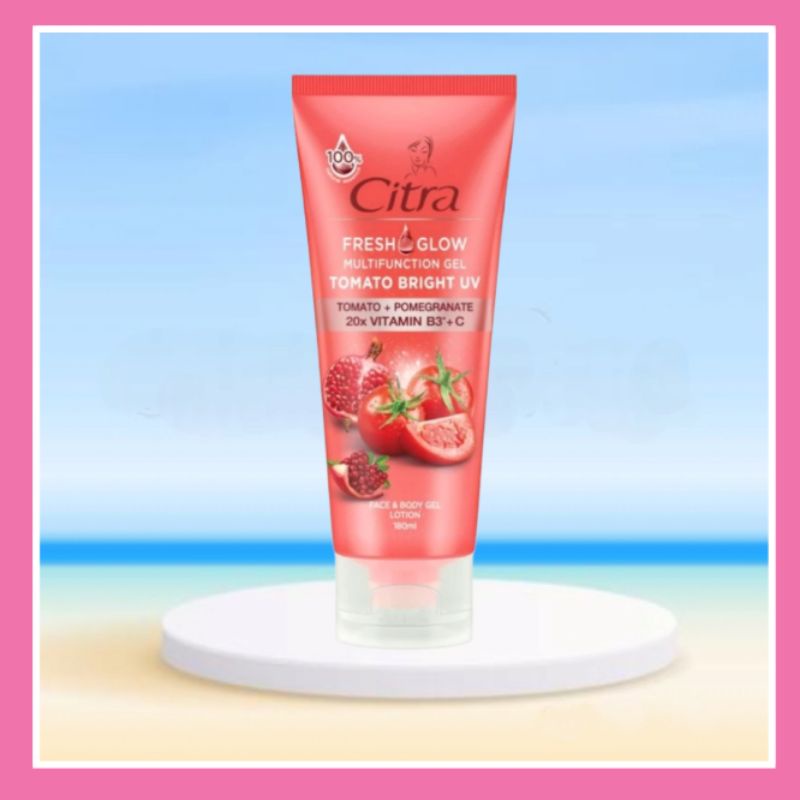 Jual Citra Fresh Glow Multifunction Gel Tomato Bright UV 180ml | Shopee ...