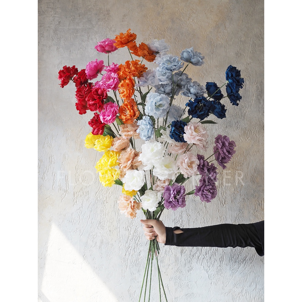 Jual Bunga Artificial Frill Lisianthus Spray 6 Kuntum (B23041)/(B23098 ...