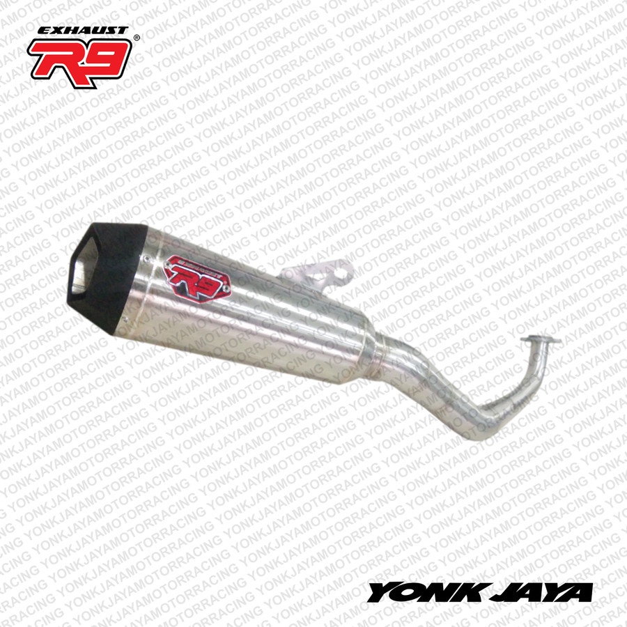 Jual KNALPOT R9 ALPHA SERIES AEROX OLD STAINLESS | Shopee Indonesia
