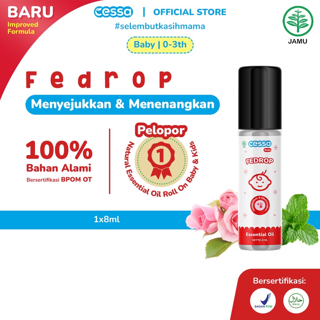 Jual CESSA BABY FEDROP FEVER DROP - ESSENTIAL OIL PENURUN PANAS DAN ...