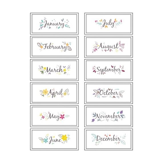 Jual Sticker pack/stiker nama bulan | Shopee Indonesia