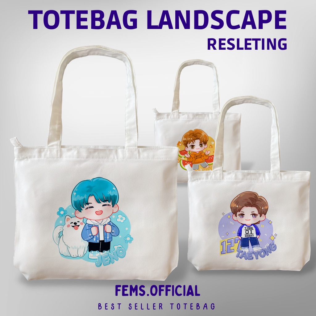 Jual Totebag Landscape NCIT NCT 127 baby Kanvas Tote bag NCIT NCT Dream ...
