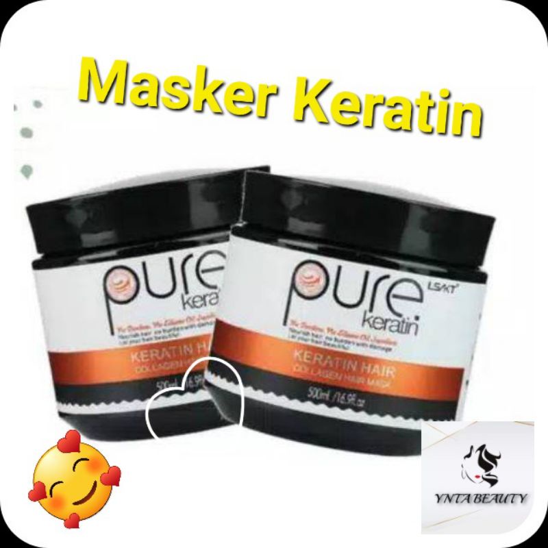 Jual PURE KERATIN COLLAGEN HAIR MASK 1000ml | Masker Rambut Keratin ...