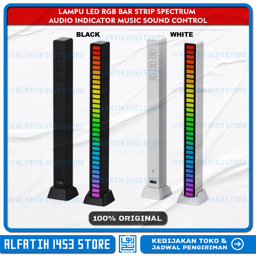 Jual Lampu LED RGB Bar Strip Spectrum Audio Indicator Music Sound ...
