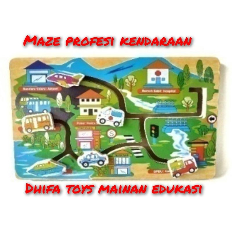Jual Mainan edukasi anak _mainan kayu maze profesi kendaraan | Shopee ... Jual Mainan edukasi anak _mainan kayu maze profesi kendaraan | Shopee ...