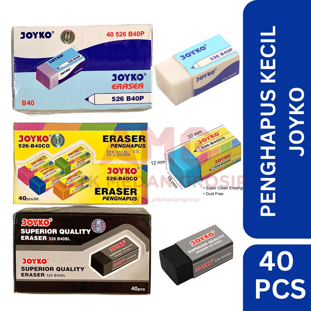 Jual PENGHAPUS JOYKO 526 B40 HARGA PER BOX ISI 40 PCS | Shopee Indonesia