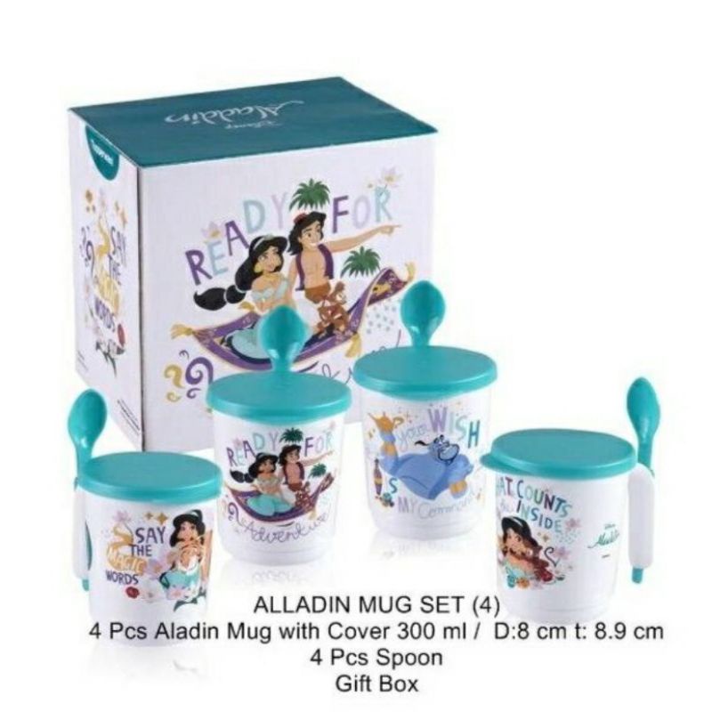 Jual Original 100% Aladdin mug (4pcs) | Shopee Indonesia