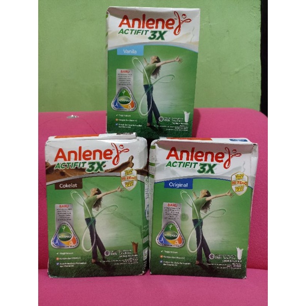 Jual ANLENE ACTIFIT 3X 590GR VANILA/COKLAT/ORIGINAL (EXP NOVEMBER 2024 ...
