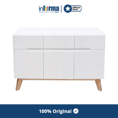 Jual Informa Pomona Kabinet - Putih Lemari Kabinet Minimalis Serbaguna ...