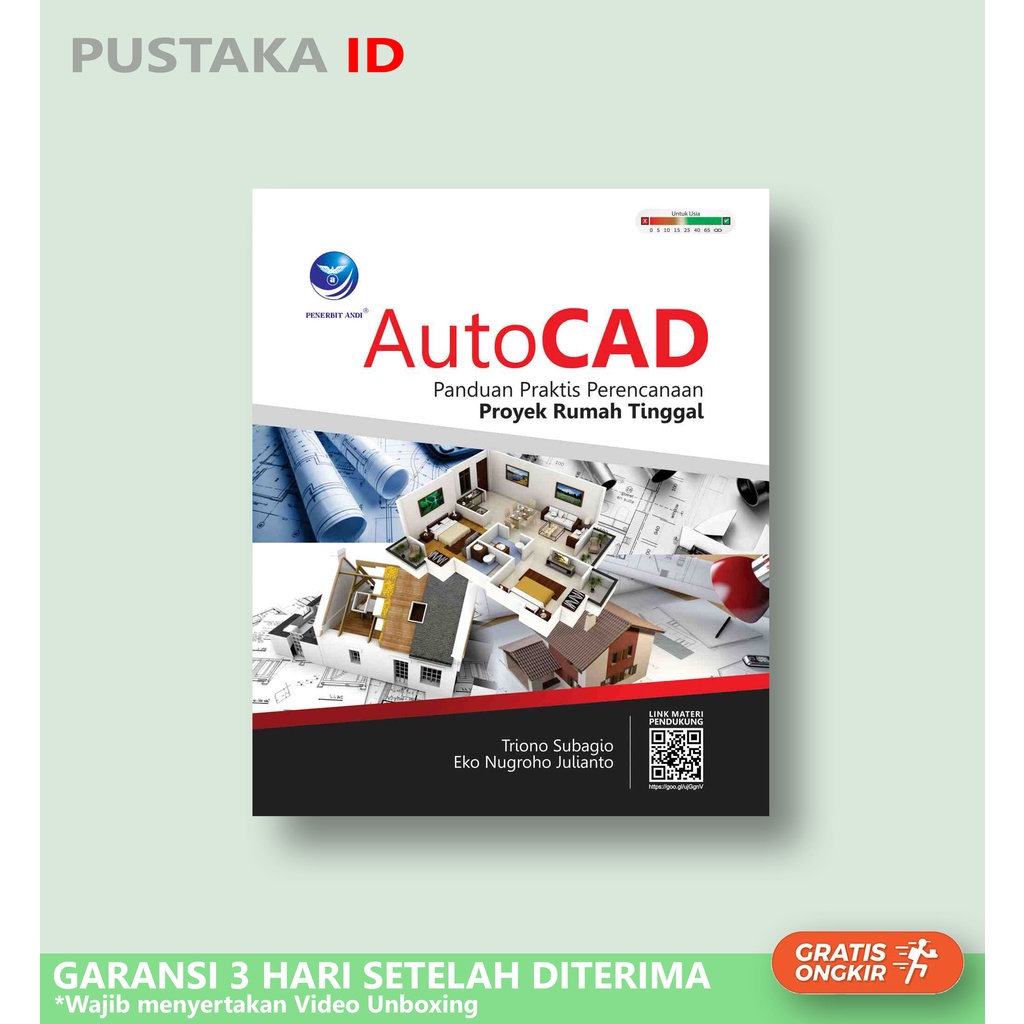 Jual Buku Autocad Panduan Praktis Perencanaan Proyek Rumah Tinggal ...
