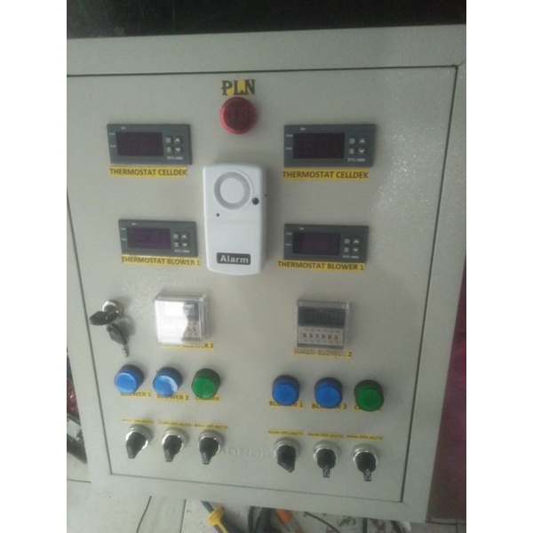 Jual Panel Blower Kandang ayam closed house 6blower,untuk 2 lantai ...