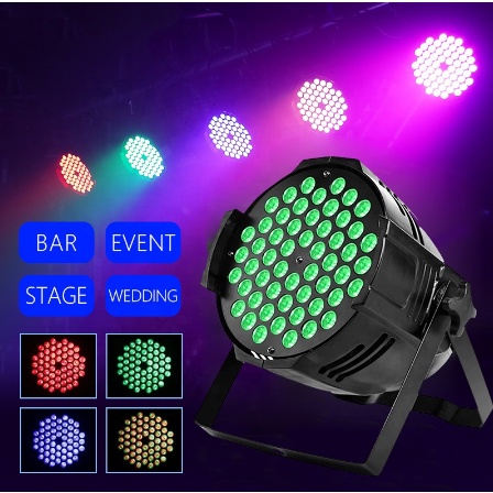 Jual DJSTARLIGHT Par Led 54 3W / PARLED / Lampu Sorot Panggung / Lampu ...
