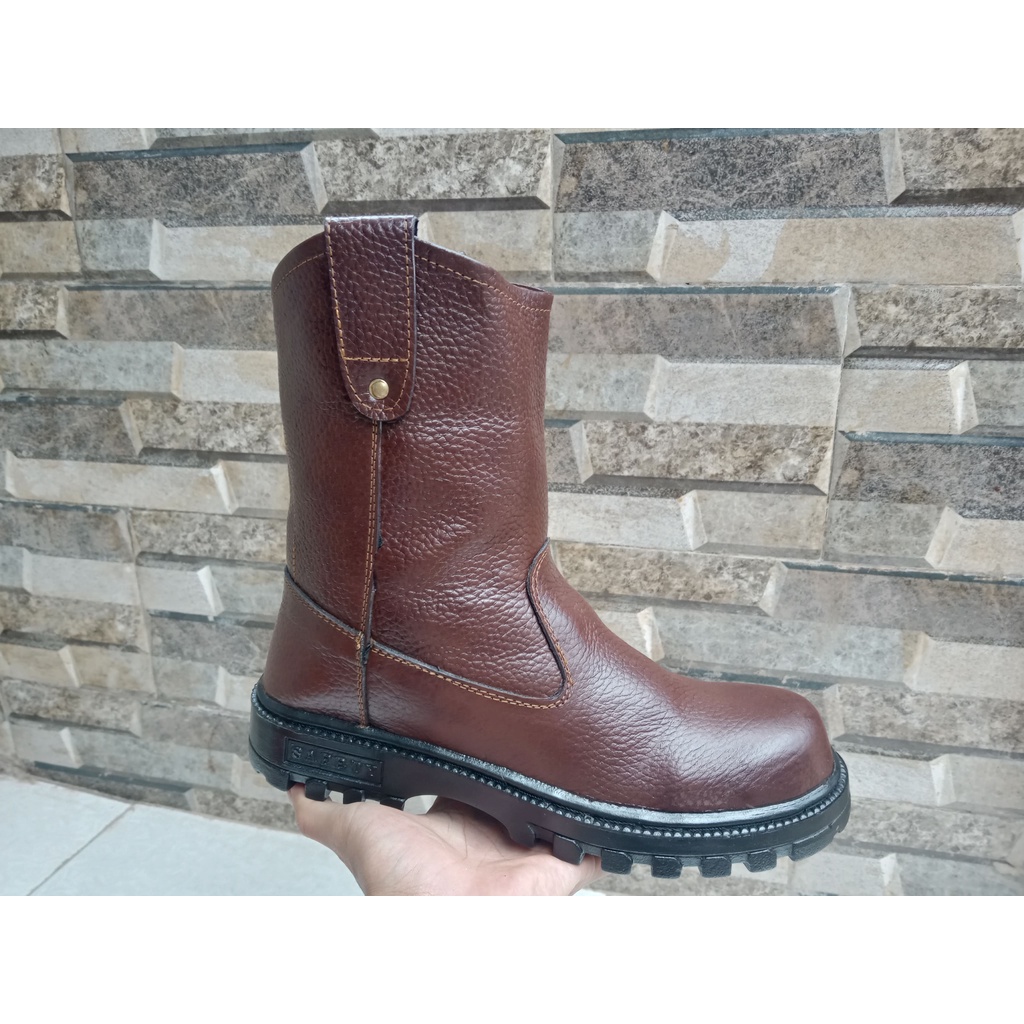 Jual Sepatu Safety Kulit Pria King 805 ( Produksi Sendiri ) | Shopee ...