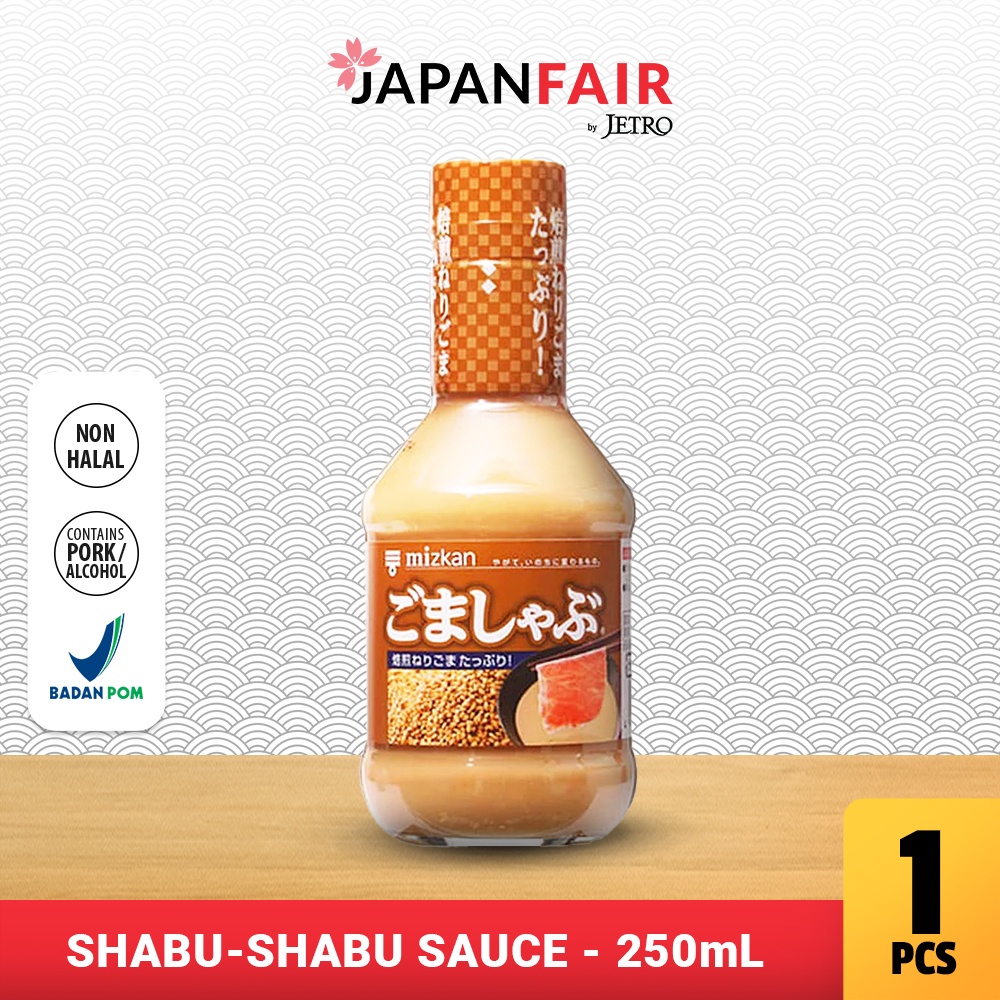 Jual Saus Celup Shabu Impor Jepang MIZKAN Goma Shabu 250 ml Saos Cuka ...