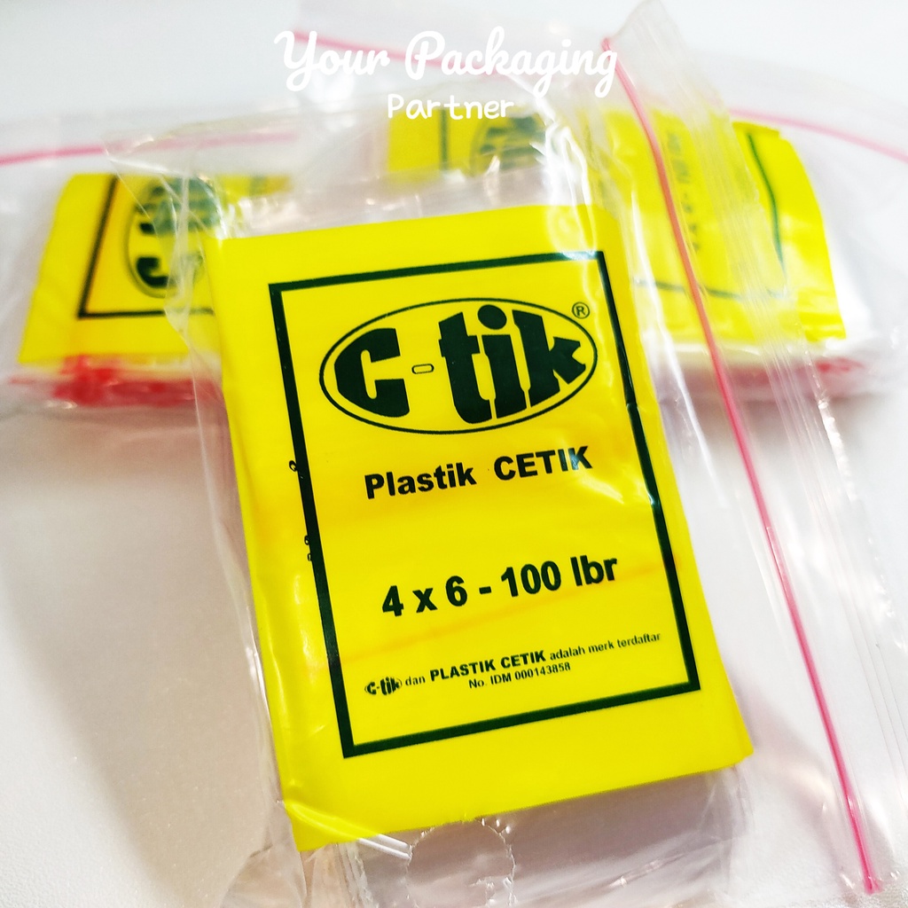 Jual Plastik Klip isi 100lembar Cetik Plastik Sambal Saos Makanan Obat ...
