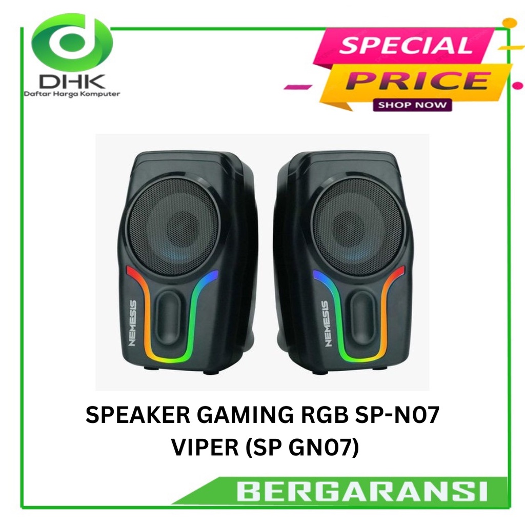 Jual SPEAKER GAMING RGB SP-N07 VIPER (SP GN07) | Shopee Indonesia
