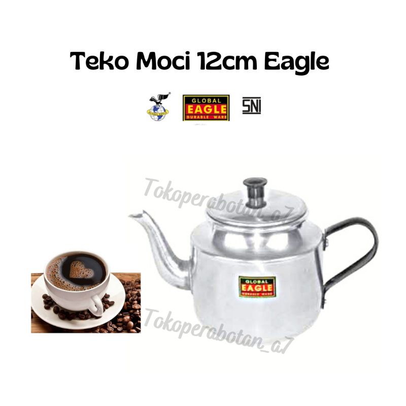 Jual Teko moci 12cm aluminium eagle/ teko aladin/teko teh kopi/poci ...