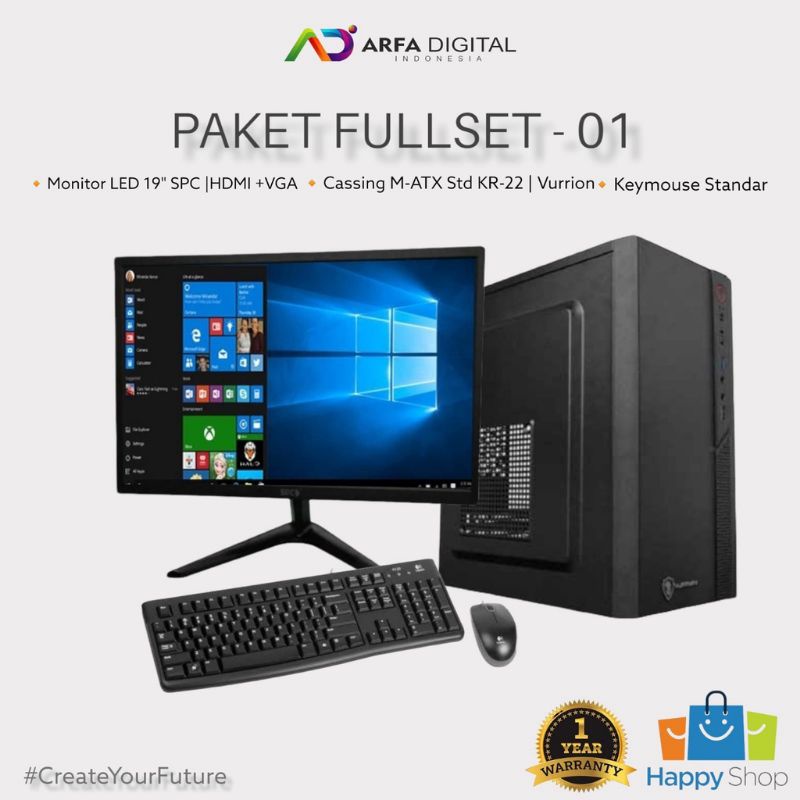 Jual 1 Set Komputer Core i5 Ram 4gb hdd 500gb + software apotek klinik ...