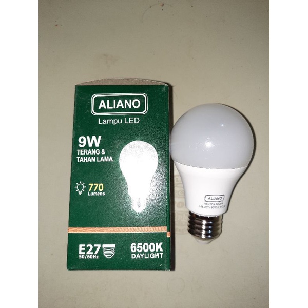 Jual LAMPU ALIANO 9 WATT SUPER TERANG | Shopee Indonesia