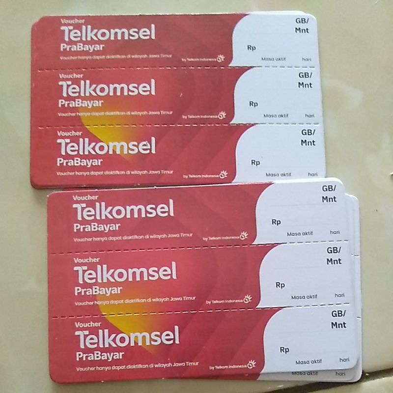 Jual Voucher Kosong Telkomsel Jawa Timur | Shopee Indonesia
