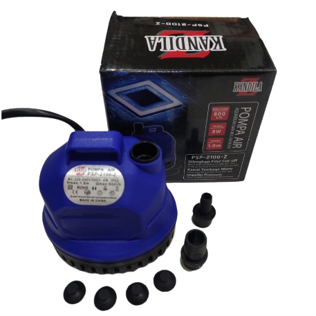 Jual PSP 2100Z KANDILA WATERPUMP 800 LPH POMPA AIR AQUARIUM 8 WATT ...
