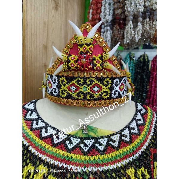 Jual Topi_Mahkota Hiasan Kepala Ethnik Dayak | Shopee Indonesia