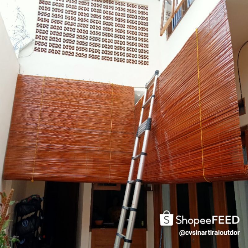 Jual TIRAI BAMBU VLITURE VERNISH HIGH GLOSSY 2x2 METER INCLUDE ...