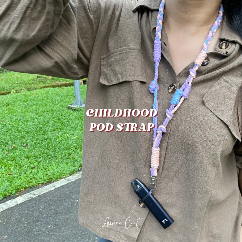 Jual CHILDHOOD COLLECTION | PODS VAPE STRAP - Name Tag Lanyard - Tali ...