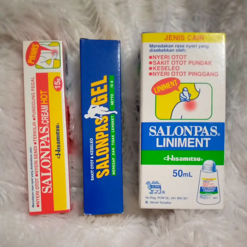Jual Salonpas Gel, Cream, Cair liniment Meredakan nyeri otot | Shopee ...