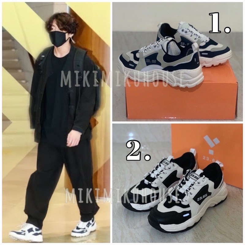 Jual BTS JUNGKOOK 23.65 V2 SHOES SNEAKER SNEAKERS KOREA BRAND SEPATU ...