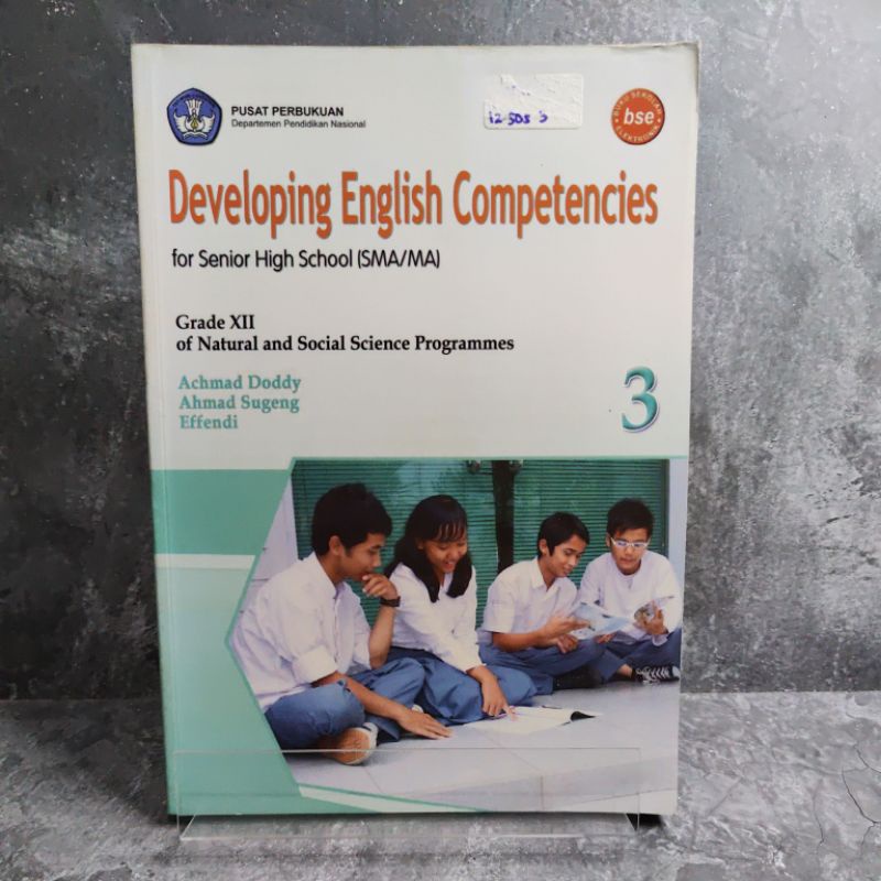 Jual Buku Developing English Competencies kelas 12, XII, SMA, Achmad ...