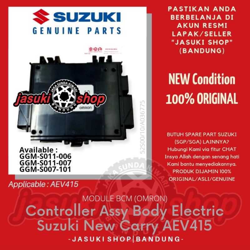 Jual Body Control Module Modul BCM ECU Electric Suzuki New Carry AEV415 ...
