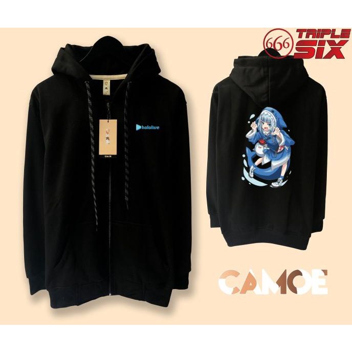 Jual Jacket vTuber Hololive EN Gawr Gura Sweater Hoodie Pria Bahan ...