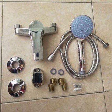 Jual Kran Panas Dingin Kran Mixer Kran Shower Set Kran Bathup & Hand ...