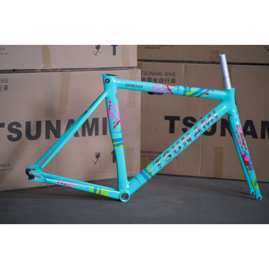 Jual Tsunami SNM300 SNM 300 2022 New Livery Frameset Frame Set Sepeda ...