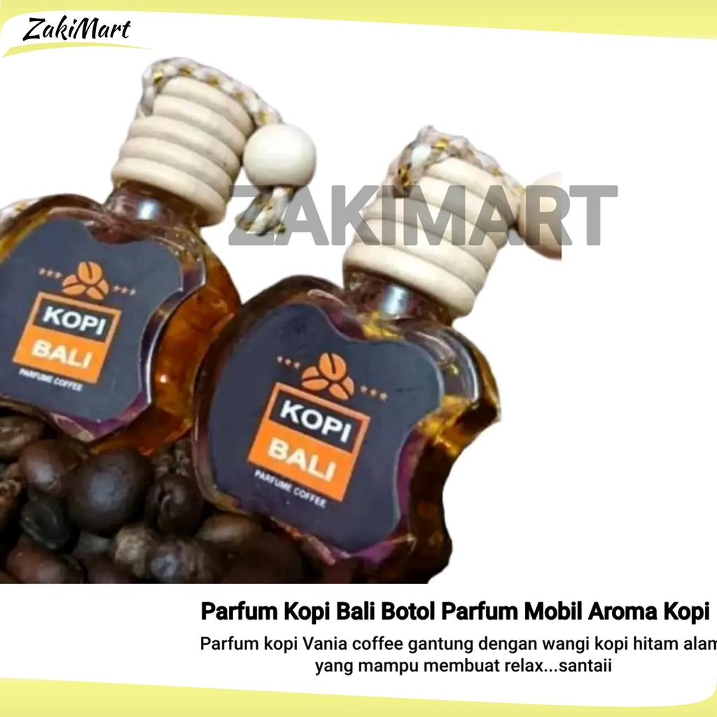 Jual Parfum Kopi Bali Botol Parfum Mobil Aroma Kopi Pengharum Mobil ...