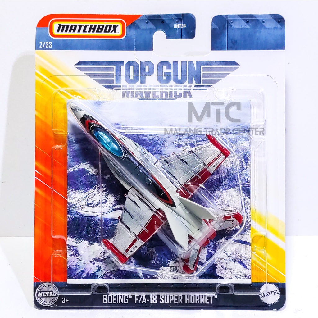 Jual Matchbox SKY BUSTERS TOP GUN MAVERICK Diecast Pesawat Terbang dan ...