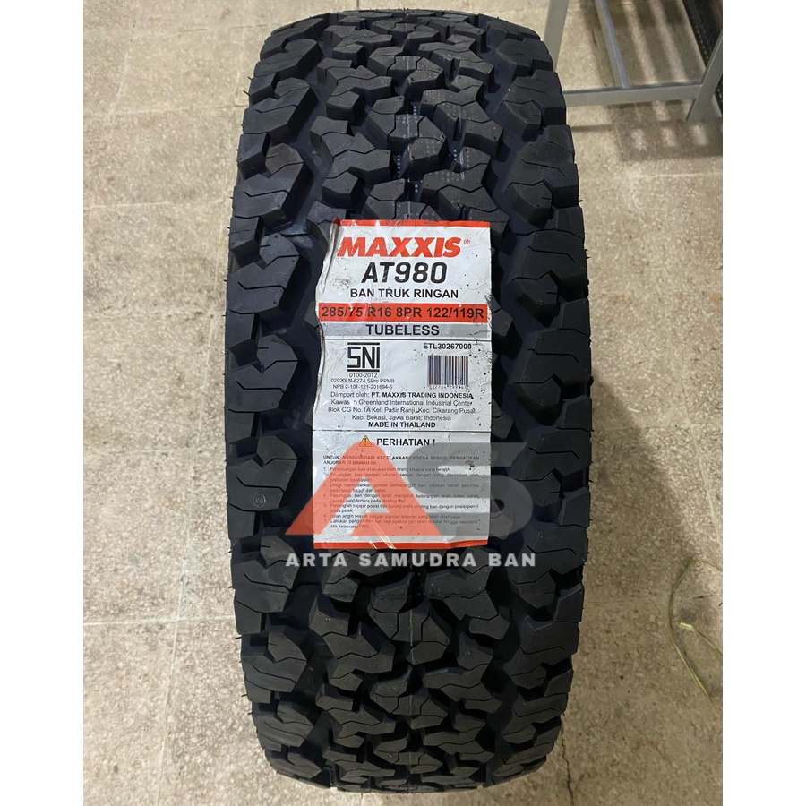 Jual Ban Maxxis Bravo A/T AT 980 AT980 285 / 75 R 16 R16 8PR | Shopee ...