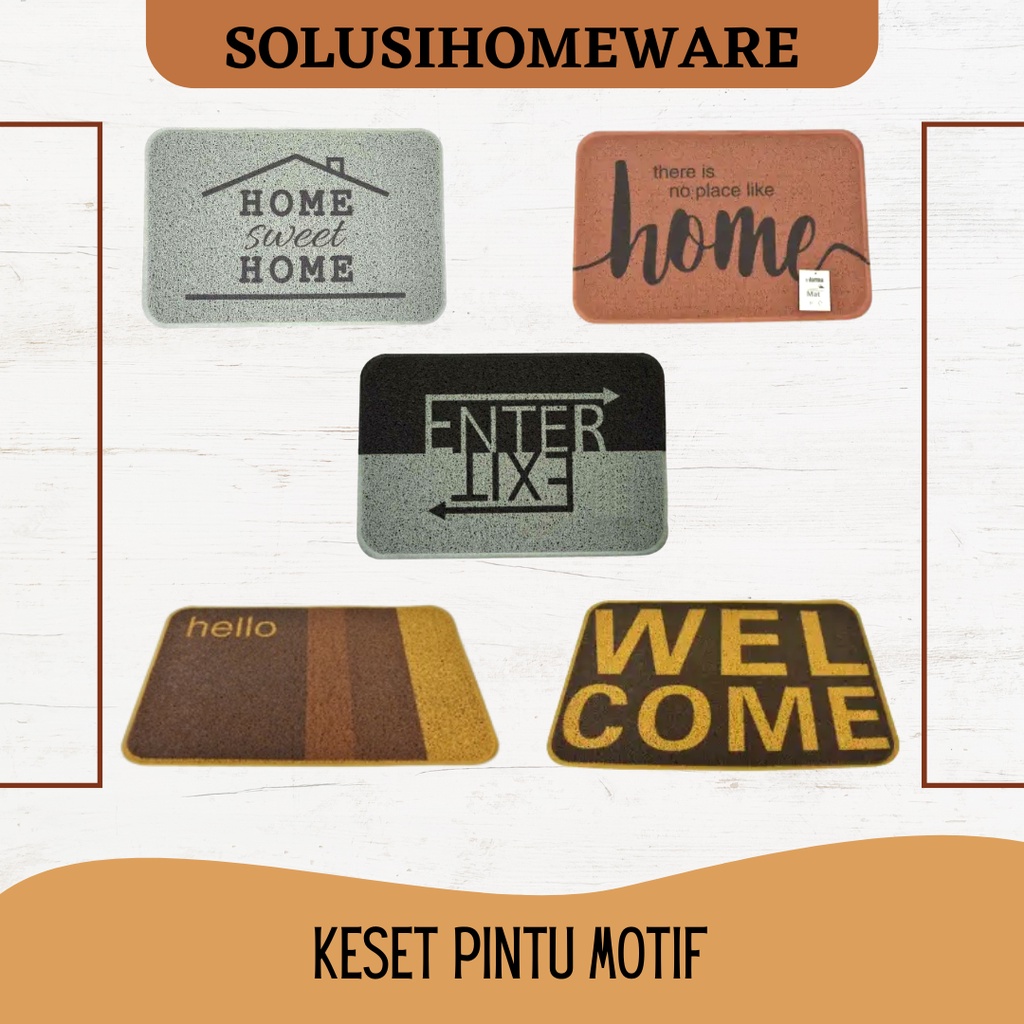 Jual Keset Pintu PVC Keset Motif / Keset Pintu Motif / Keset Pintu ...